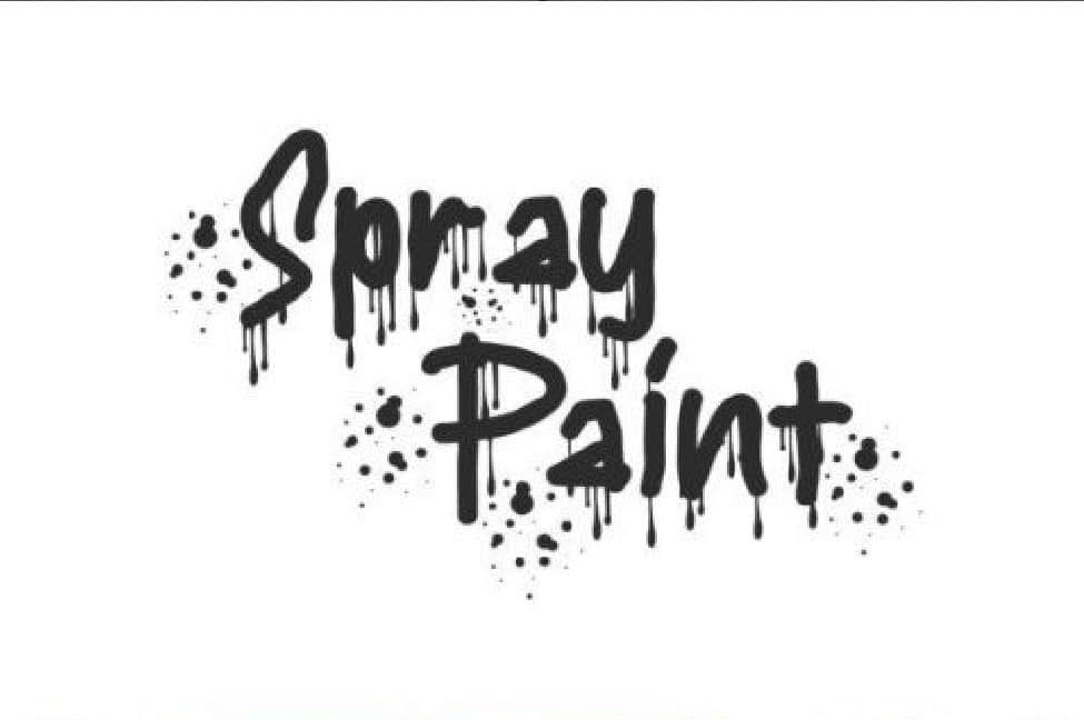Spray paint font - TypoWise